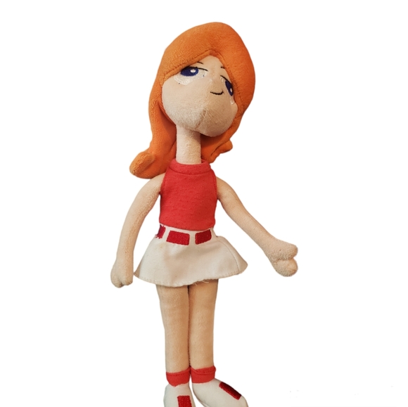 Disney | Toys | Disney Store Phineas And Ferb Candace Flynn Stuffed ...